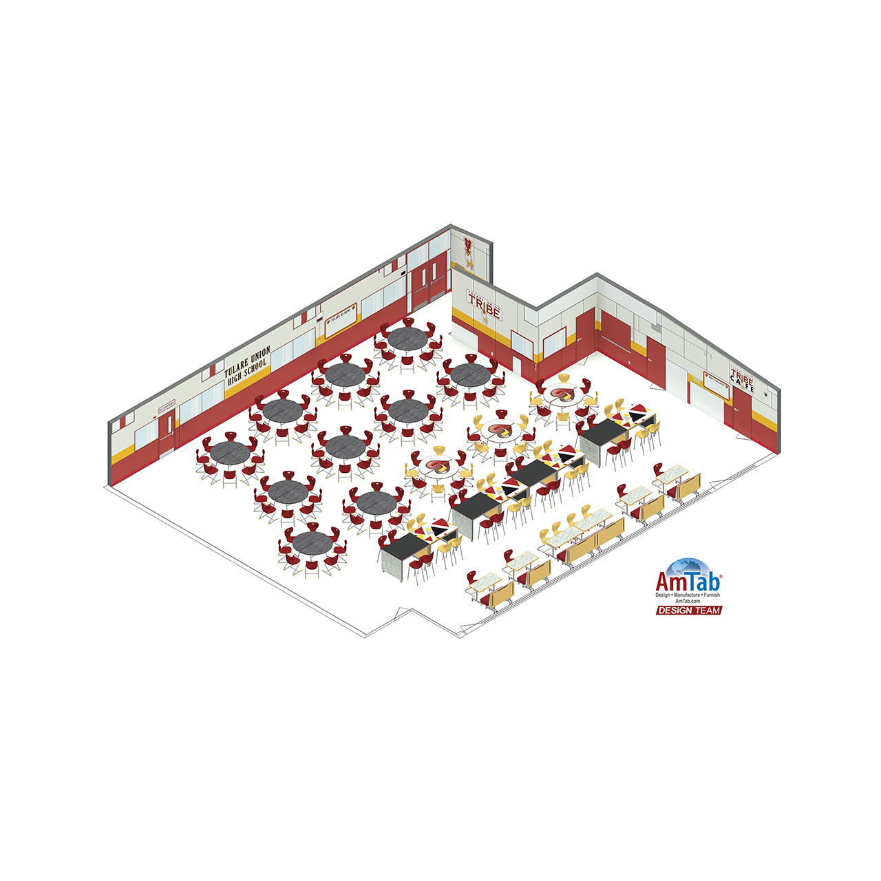 Mobile Folding Booth Table-AmTab | Modern Popular Fun